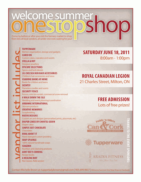 Tupperware: Welcome Summer One Stop Shop!