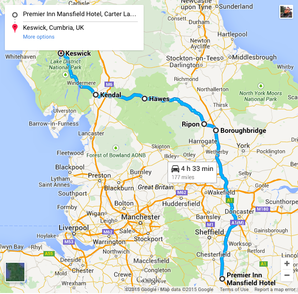 Richard's GBS Zero: Heading North: M1 J29A to Helensburgh