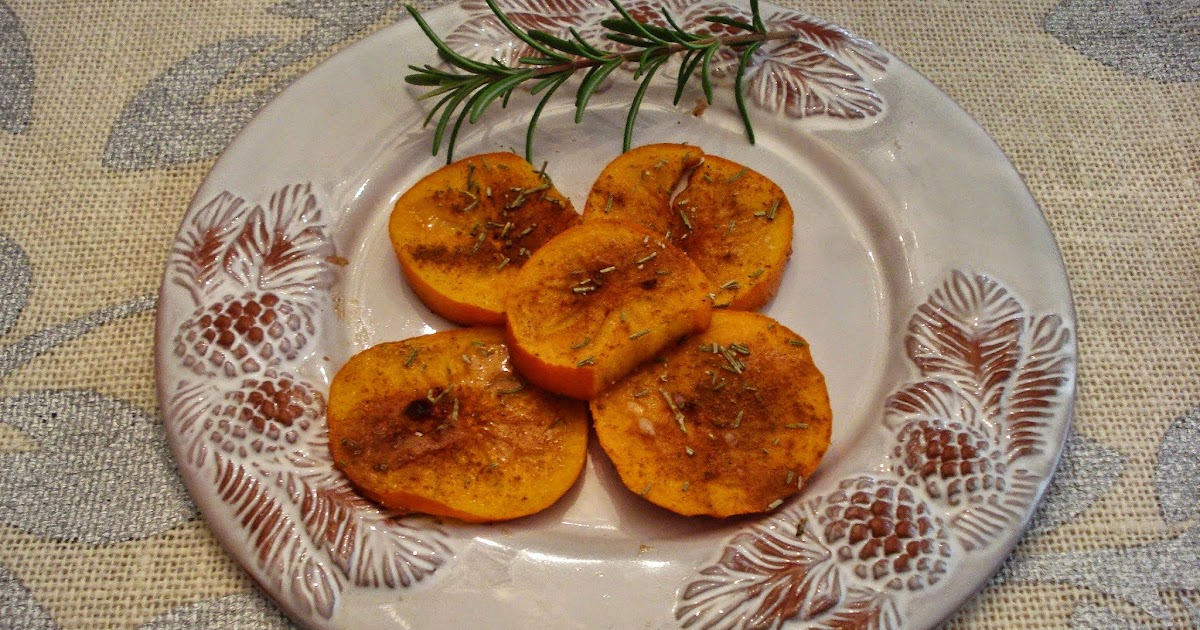 Rosemary & Honey Roasted Persimmons | My Thrift Store Addiction