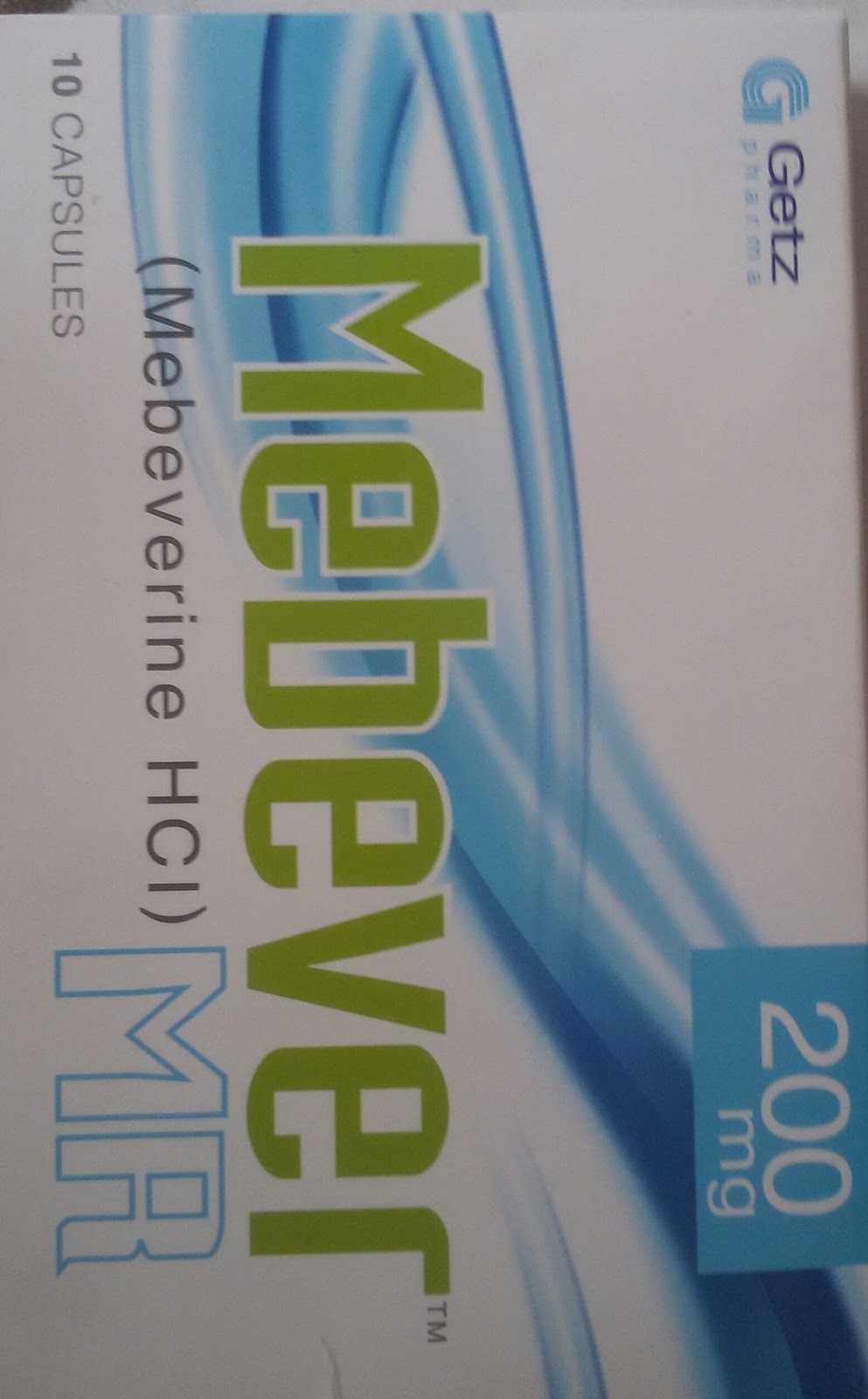 Medicine Guide: Mebever MR mebeverine hcl capsules by GETS