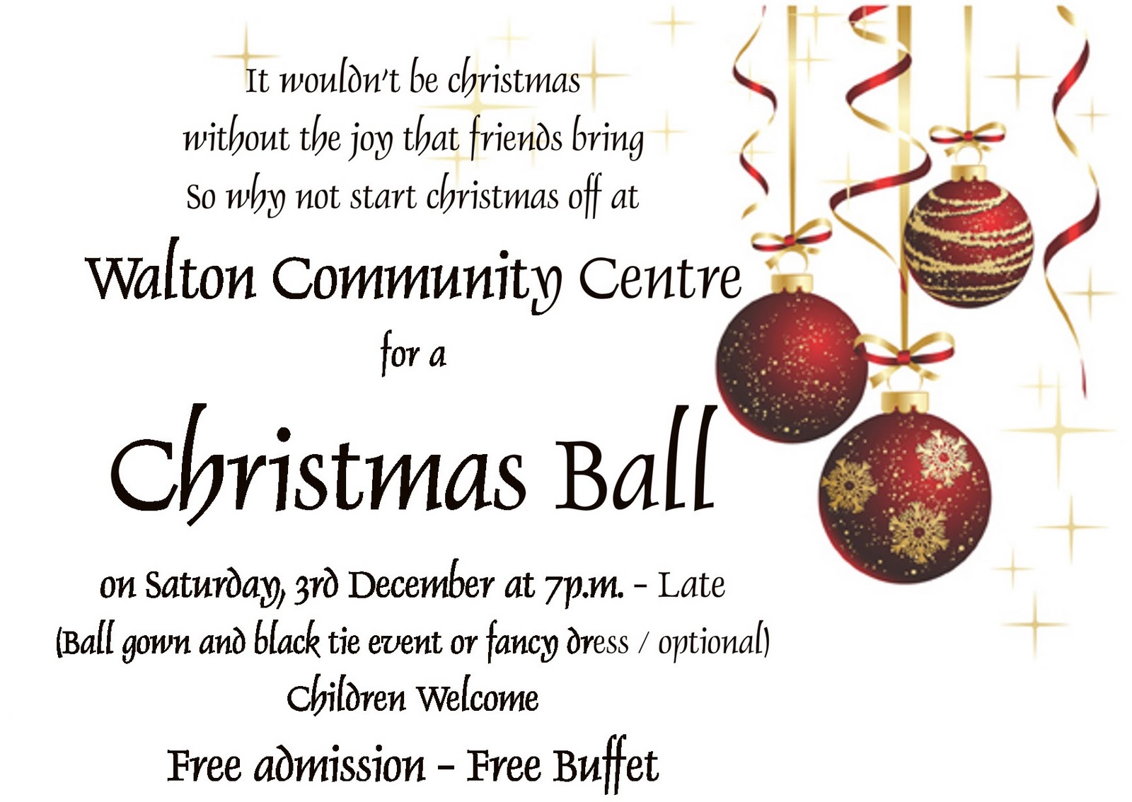 Christmas Fuddle and Ball – Calder Clarion