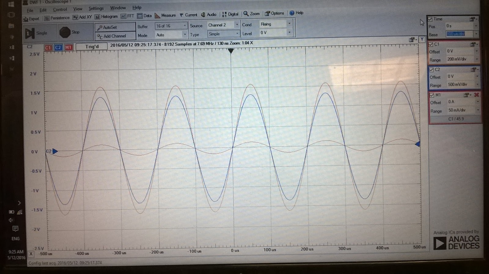 Engineering 44 MRoueintan: Measuring Gain and Phase Difference