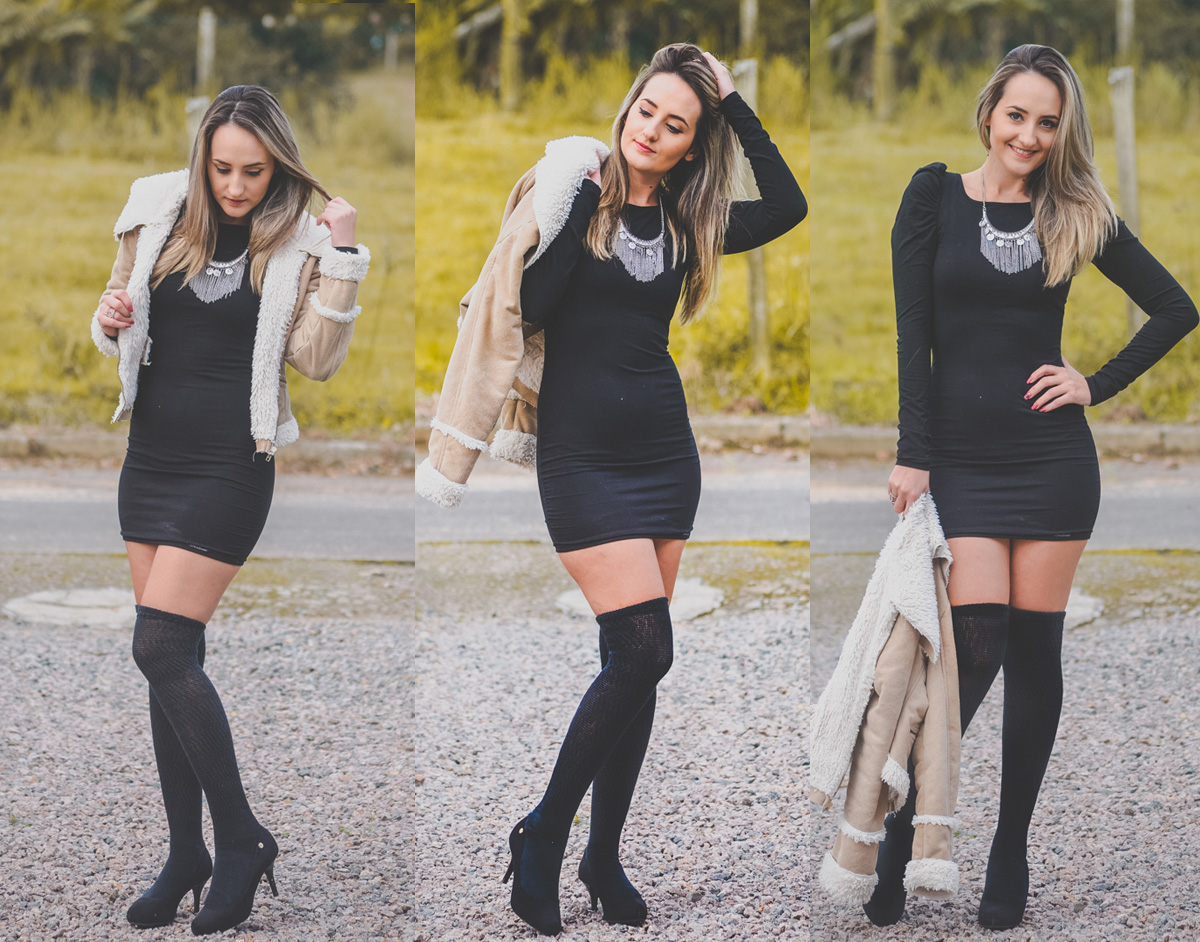 Blog Sem Medo : Meia que imita bota over ♡ Como usar?