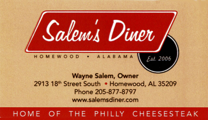 The Great Birmingham Hot Dog Tour: Salem's Diner