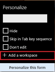 How to create a new Workspace in D365 - D365 F&O Solutions