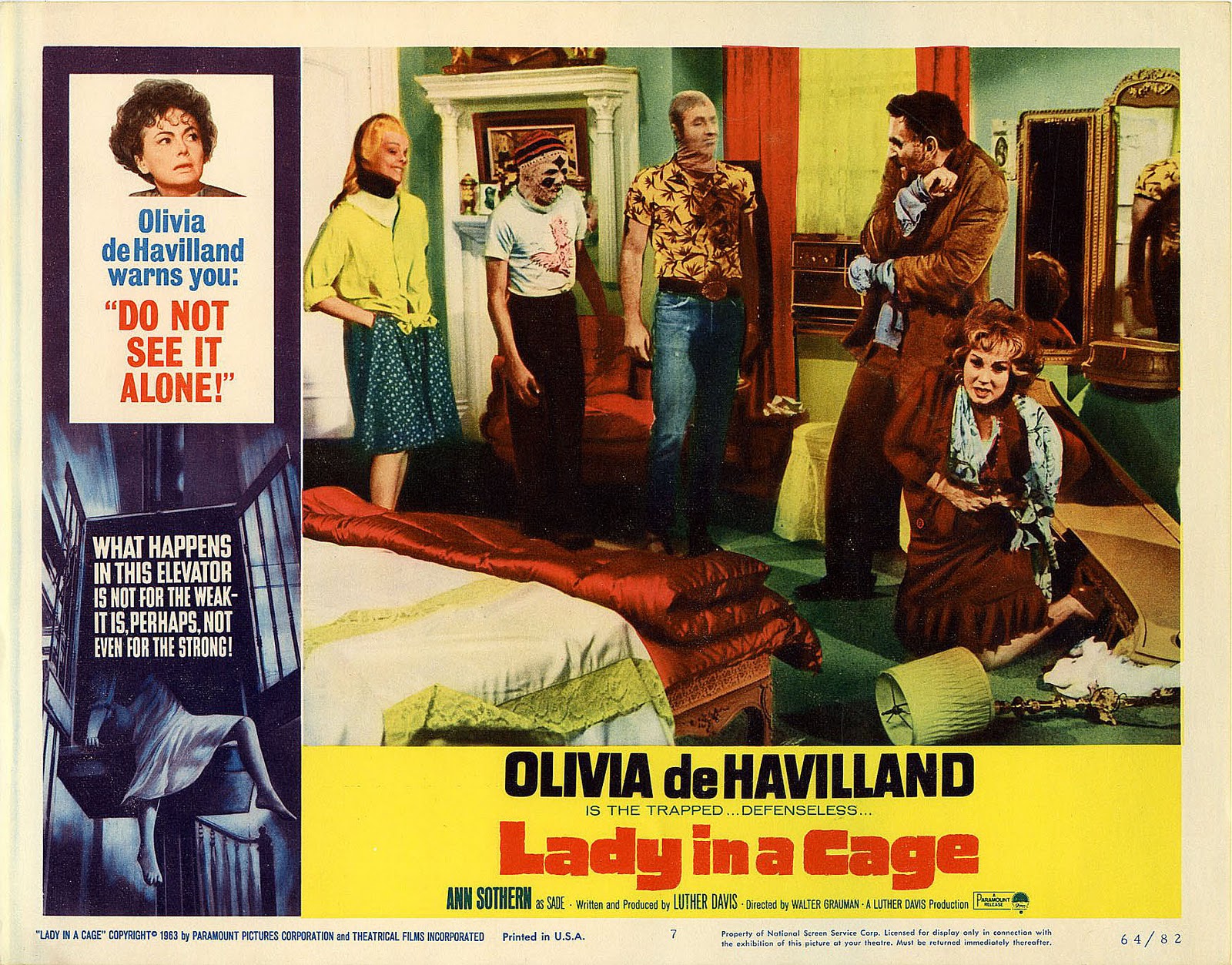 Zontar of Venus: Lady in a Cage (1964) Lobby Card Set