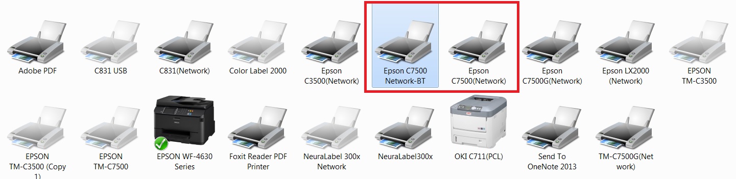 Color Labels On Demand: C7500 BarTender Driver