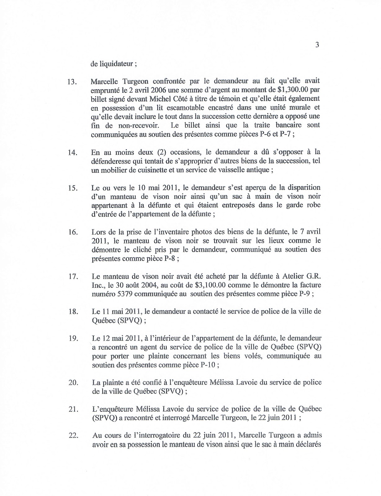 Article 651 Code civil du Québec - Exclusion de la succession - CS No ...