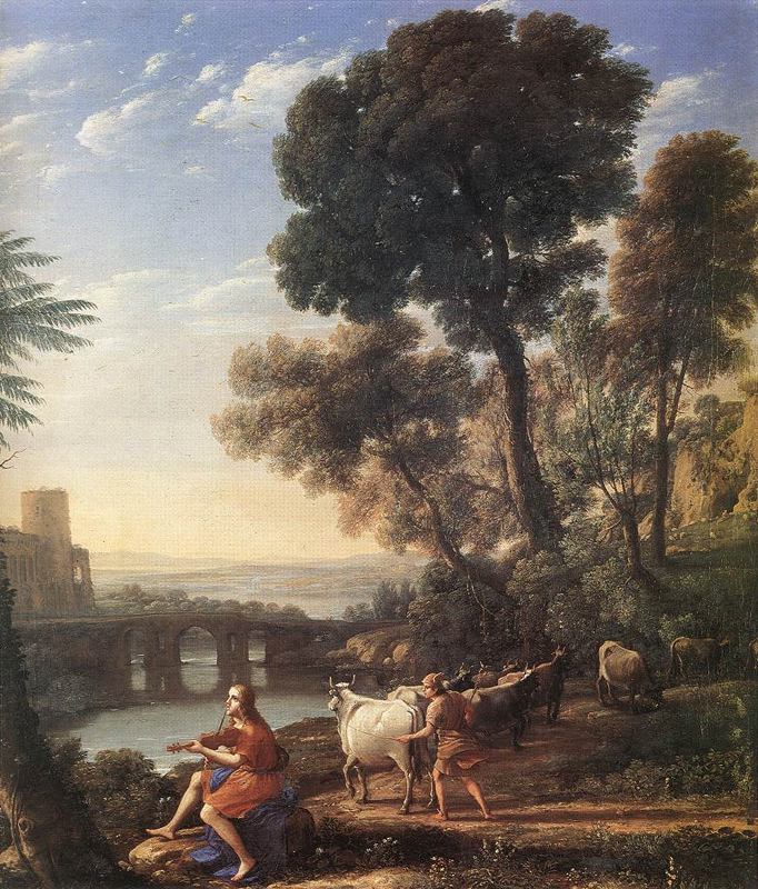Claude Lorrain (Claudio de Lorena), obras, pinturas, cuadros