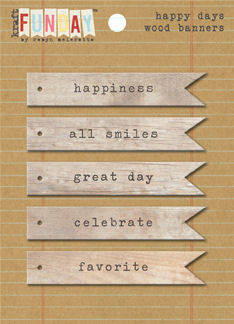 Triple the Scraps: Tuesday's {Tip} Paint a Wood Banner