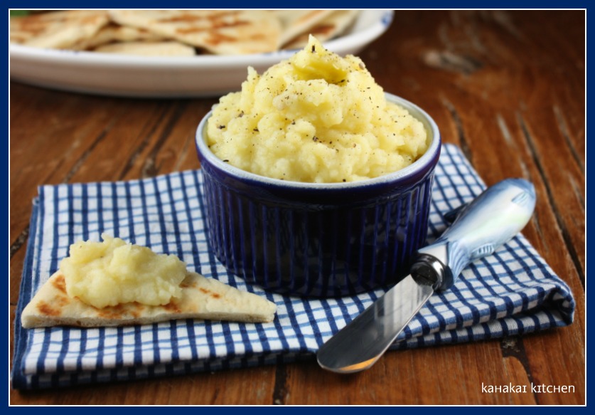 Kahakai Kitchen: Skordalia (Garlic Potato & Olive Oil Mash) on Grilled ...