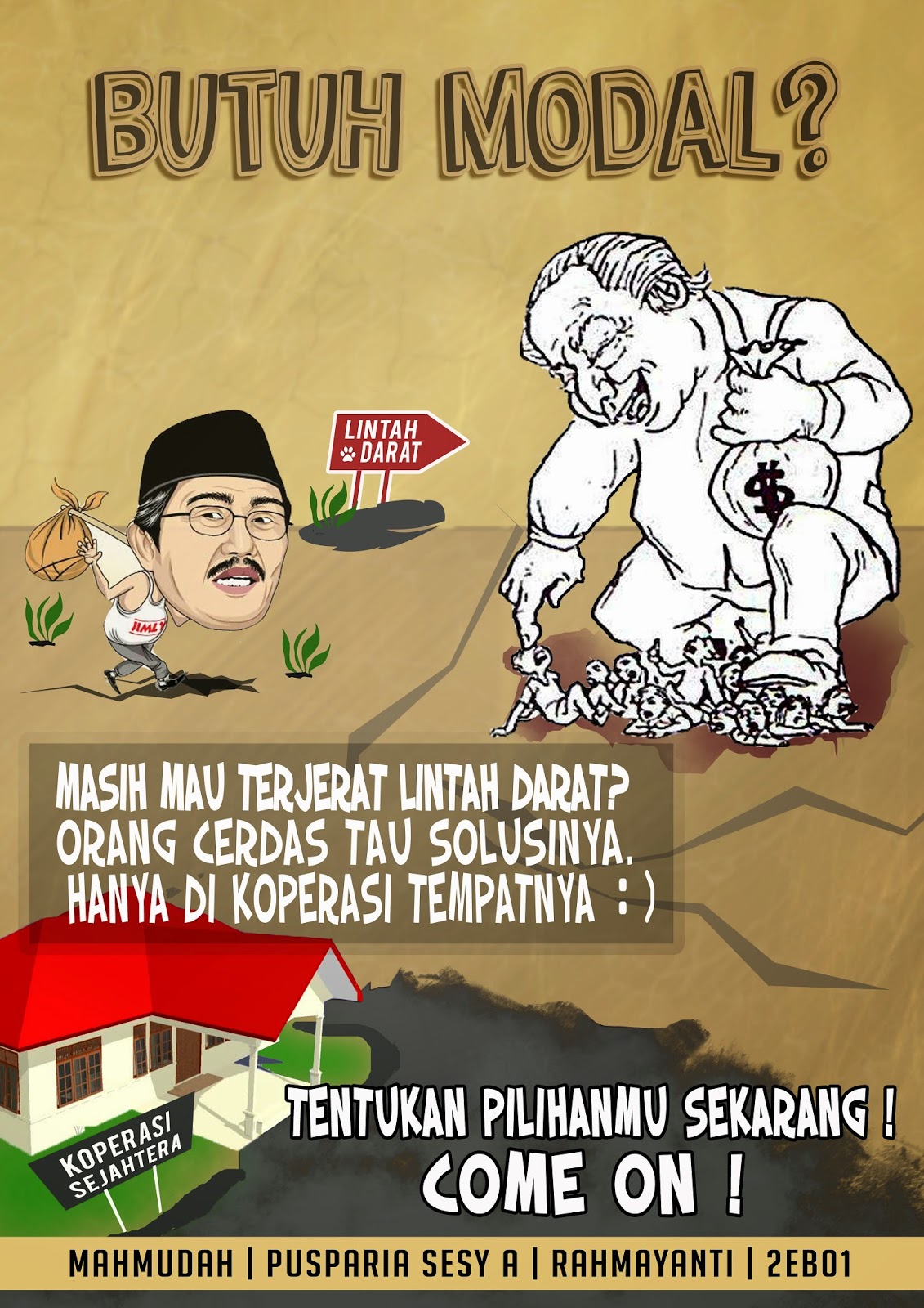 rara blog: Tugas Membuat Poster Koperasi