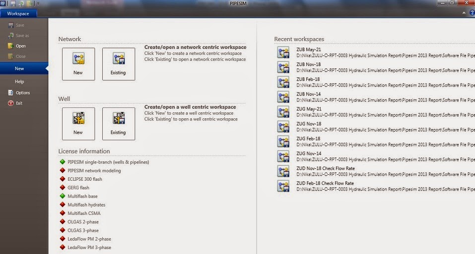 A Mother (was) An Engineer: PIPESIM 2013 New Interface