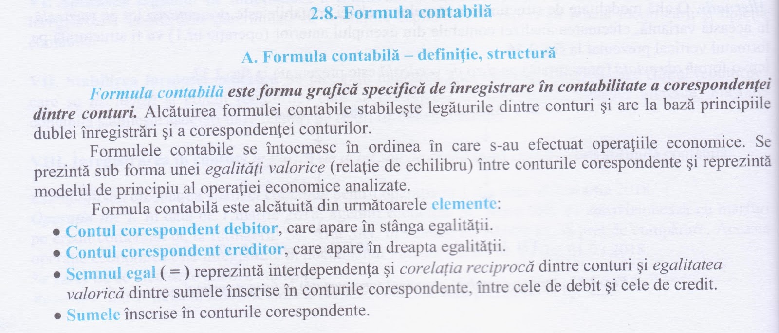 PROFU ECONOMIST: FORMULA CONTABILĂ