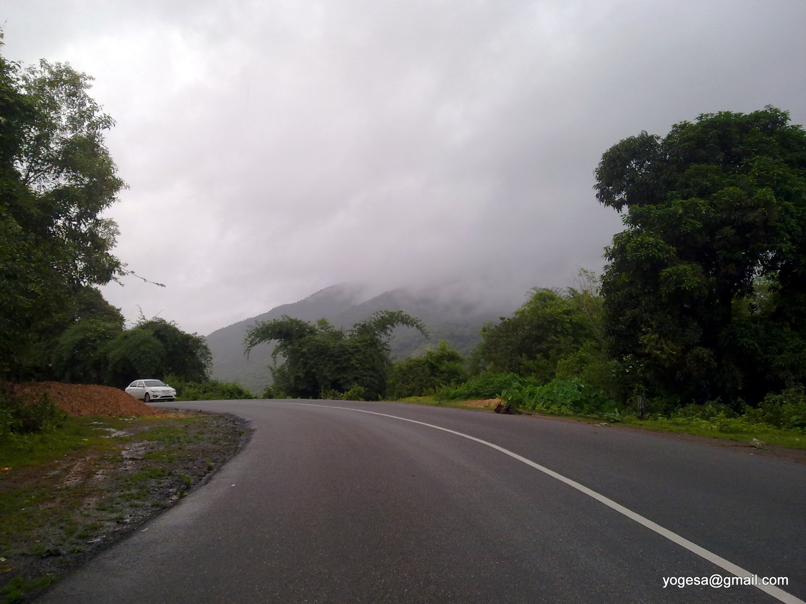 Karwar Daily Photo: NH-17 during the monsoon...