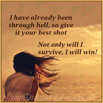 Daveswordsofwisdom.com: I Will Survive