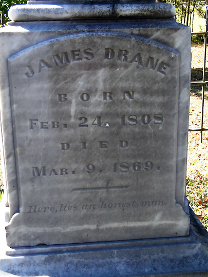 Reflections From the Fence: Tombstone Tuesday :: Drane Cemetery, French ...