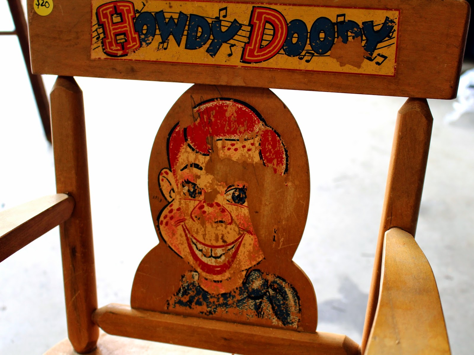 The Harris Sisters: One Man's Trash - Vintage Child's Howdy Doody ...