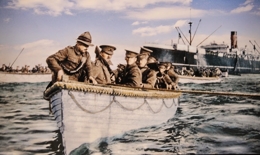 Mustering the Troops: Amazing colourised photos of Gallipoli