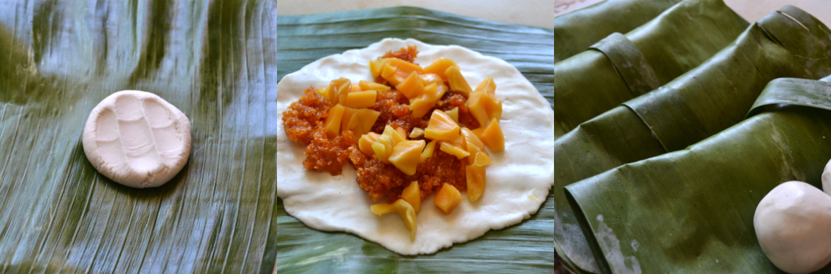 Jack Fruit Ada | Chakka Ela Ada | Steamed Jack Fruit Rice Dumplings ...
