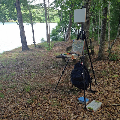 On The Easel: Converting My Open Box M To Use For Sight Size