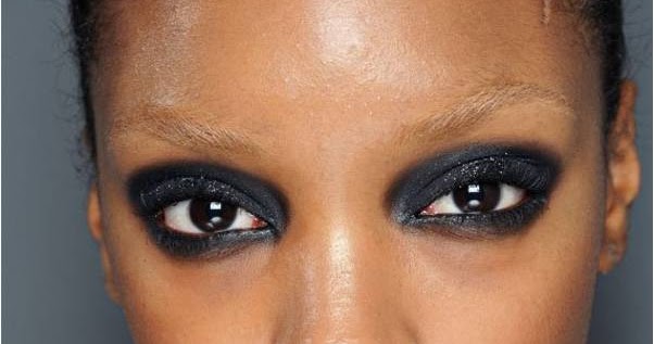 Cosmétiques etc...: Le maquillage des yeux noirs, couleur marron et ...