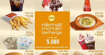 Menu Paket Hemat McD atau McDonald Indonesia Terbaru Agustus 2018 ...