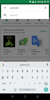 Ngoding Python di Android - Juuzza dev.