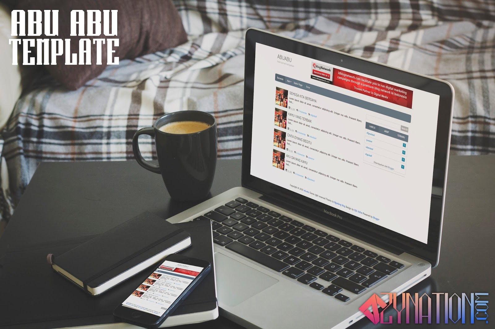 Abu Abu Simple Template - Deviar Template