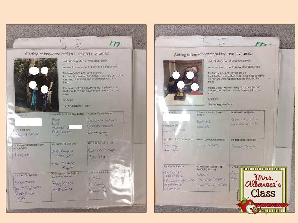 All About Student Portfolios! | Mrs. Albanese's Kindergarten Class