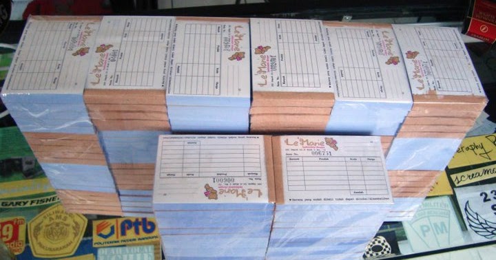 Tutorial Desain Nota Penjualan Sederhana di Corel | PERCETAKAN SURABAYA ...