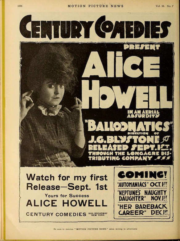 Way Too Damn Lazy To Write A Blog: And This Blog Loves Alice Howell ...