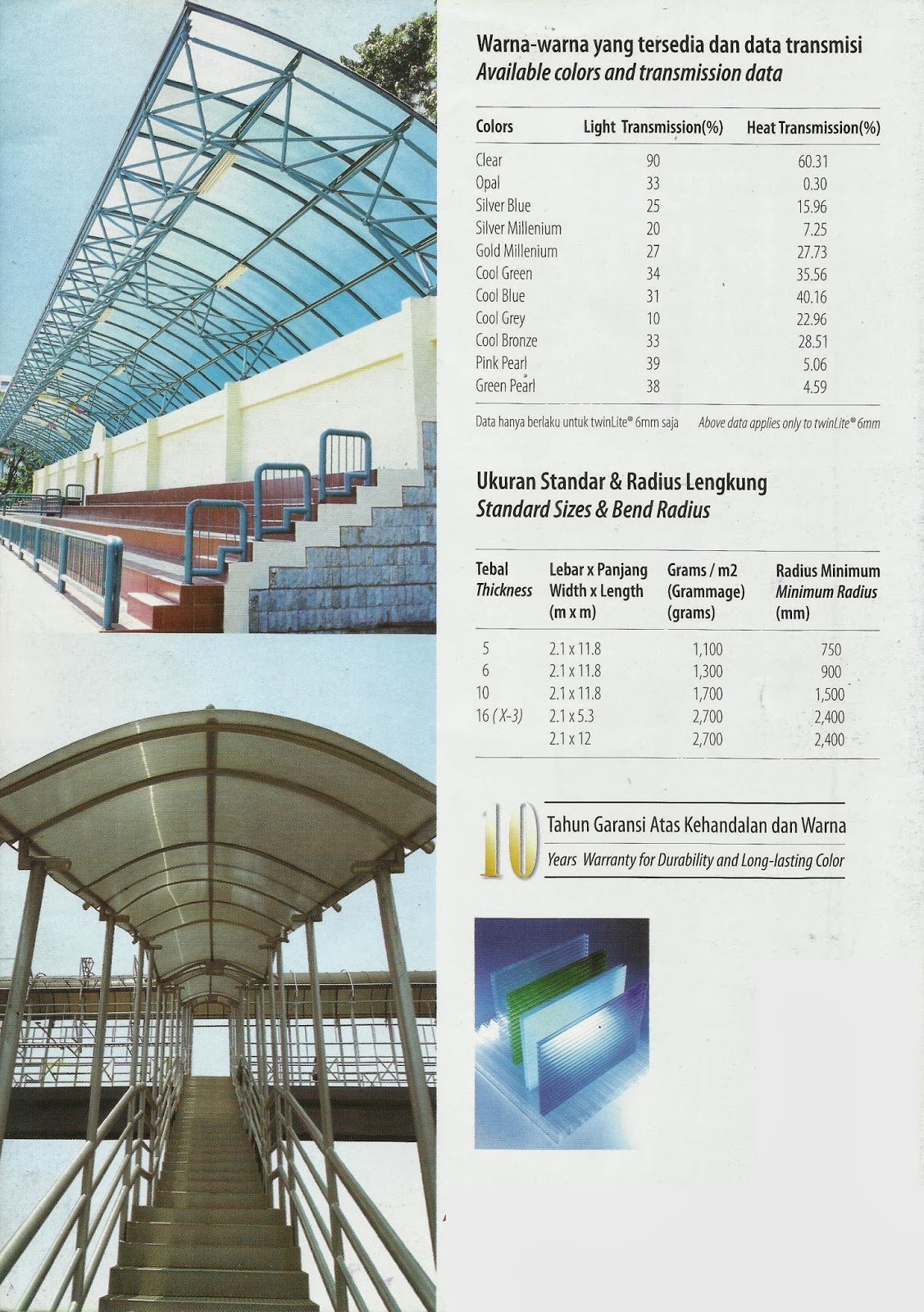 DISTRIBUTOR BAHAN BANGUNAN : POLYCARBONATE