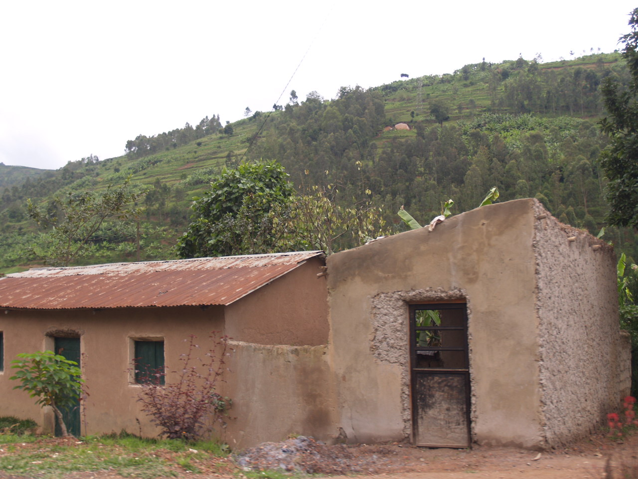 Susie and Chris in Rwanda: Views of Kigali and Butaro countryside