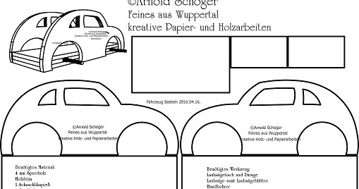 Feines aus Wuppertal: Bauanleitung zum Basteln eines einfachen Autos