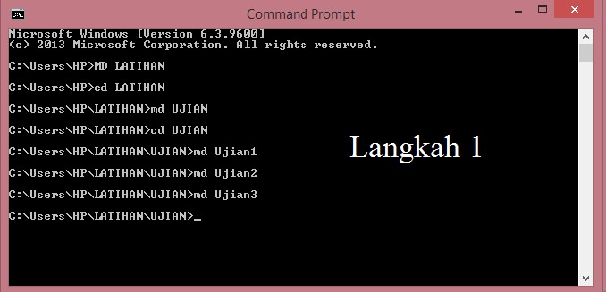 TEMPAT SEMUA INFORMASI: Cara Membuat Direktori pada Command Prompt