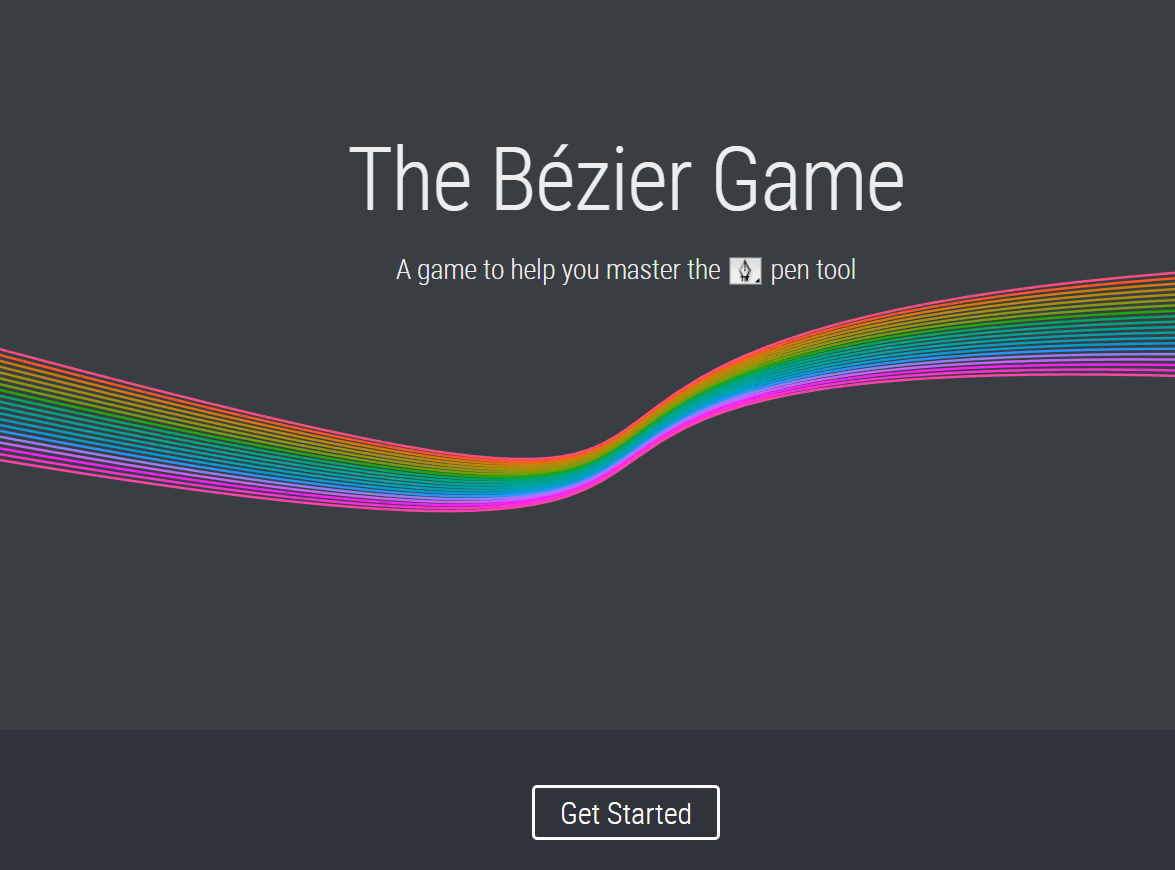 The Bézier Game：PS、AI鋼筆工具練習 ~ 竹白記事本