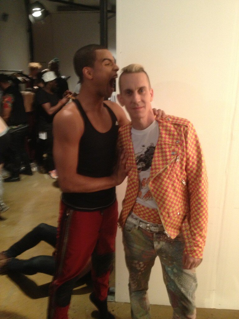 Oh yes I am: Madonna's Toyboy Brahim Zaibat Makes His Runway Debut