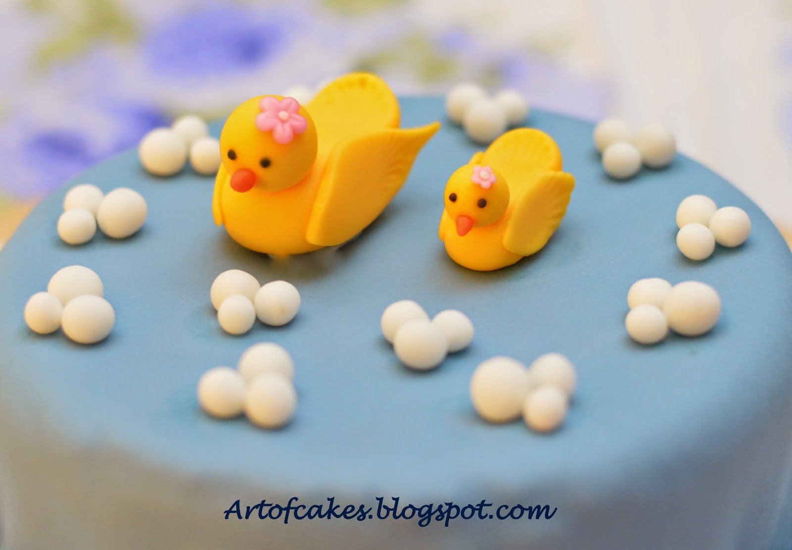 Art Of Cakes: Cake with Fondant duck