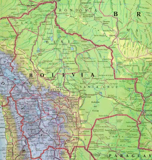BOLIVIA - GEOGRAPHICAL MAPS OF BOLIVIA ~ Klima Naturali™