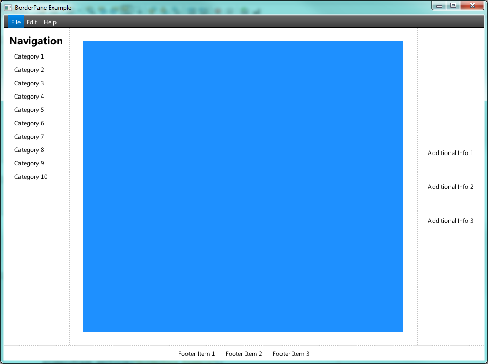 Just My 2 Cents About Java Javafx 20 Layout Panes Borderpane