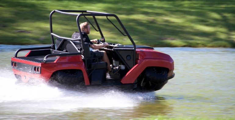 Sepeda Motor Amfibi High Speed Gibbs: Melaju Diatas Danau Dan Tanah ...