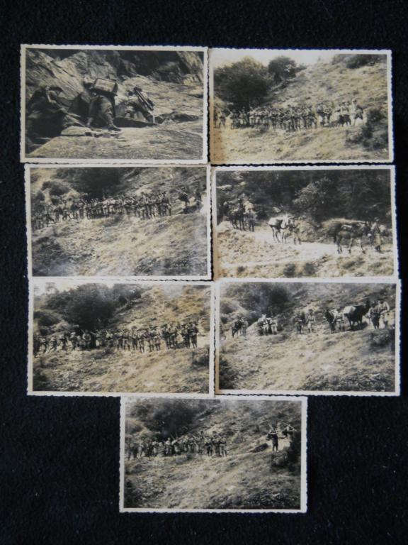 WW2 Militaria Collection: Italian ww2 Alpini soldiers 7x photographs ...