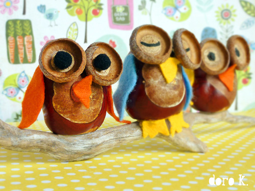 My Owl Barn: DIY: Acorn Owls