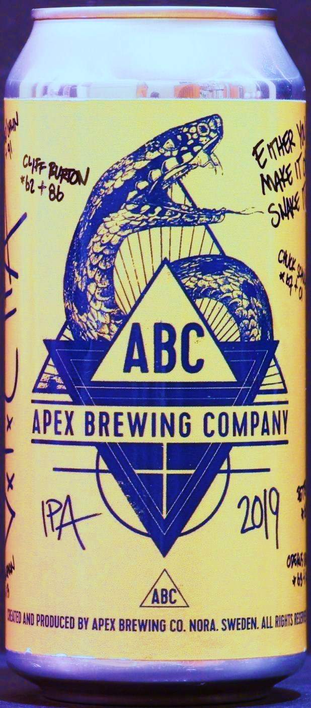 Burk-Bloggen: Apex Brewing Company V.I.C IPA : ny dekor
