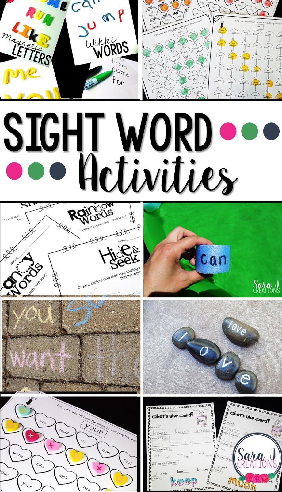 Sight Word Activities | Sara J Creations