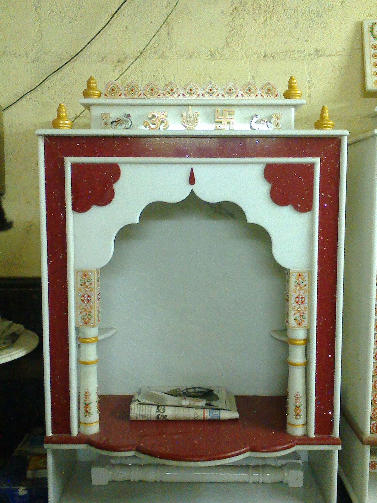 HARI OM MARBLES AND GRANITES: LATEST DESIGN POOJA MANDIR 2013