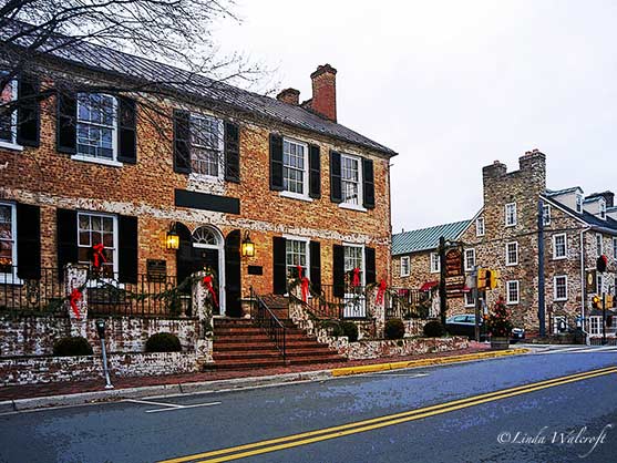 The View from Squirrel Ridge: Street Scene in Middleburg, Virginia