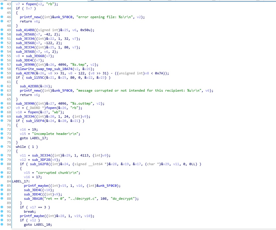 DE-Cr1pt0r tool - The Cr1pt0r ransomware decompiled decryption routine ...