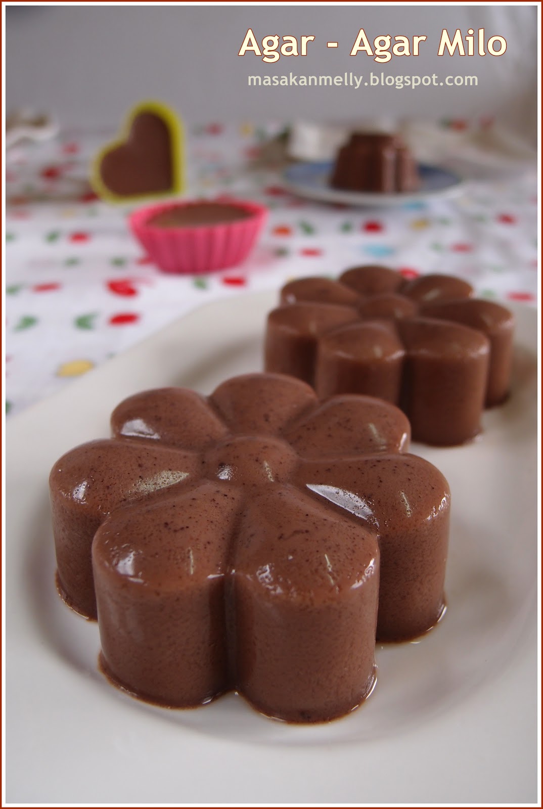 Masakan Melly: Agar Agar Milo Buatan Putri Kecil ku